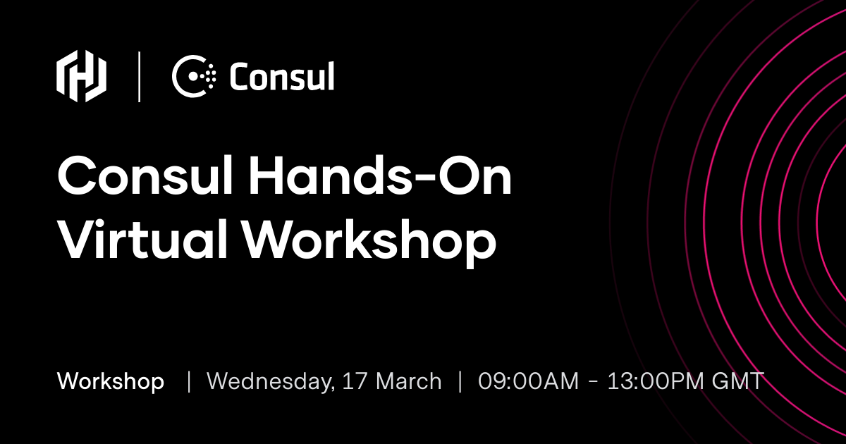 HashiCorp Consul Virtual Workshop