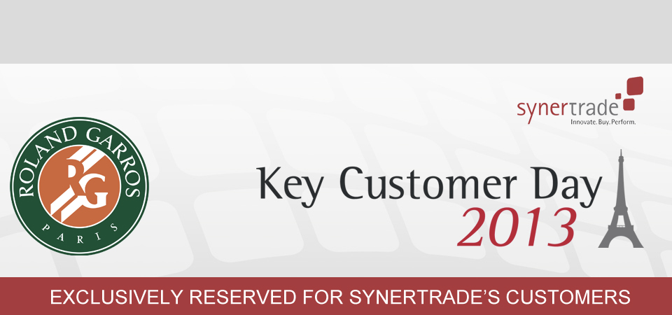SynerTrade Key Customer Day 2013