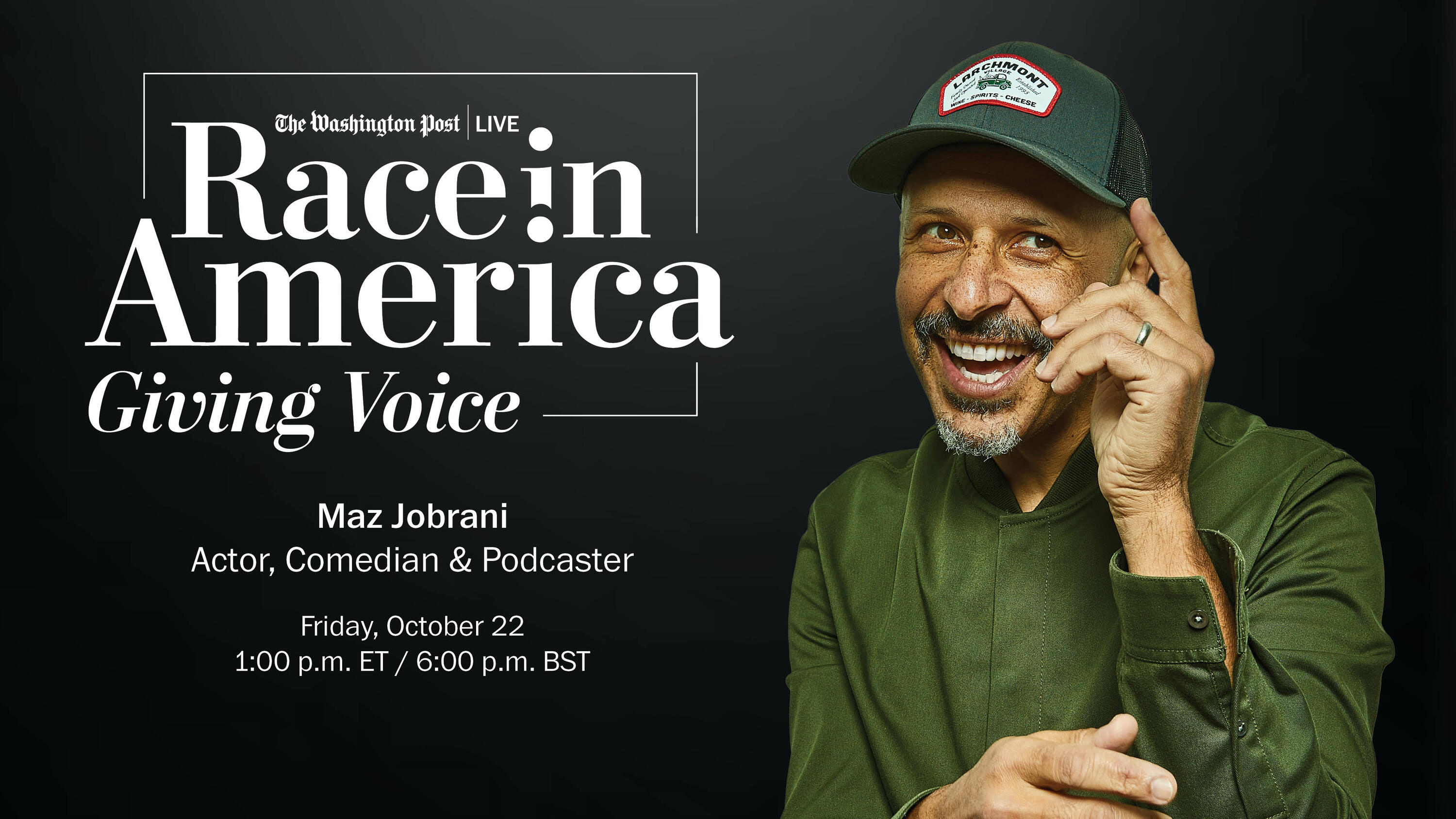 Race in America: Giving Voice with Actor, Comedian & Podcaster Maz Jobrani