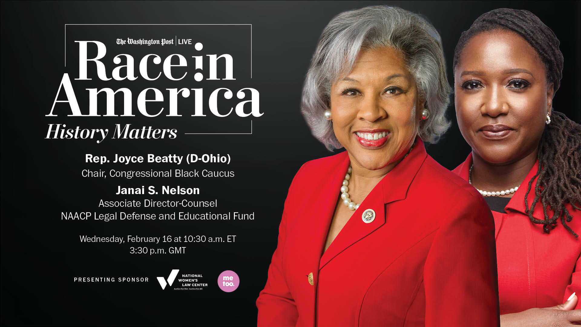 Race In America History Matters With Rep Joyce Beatty And Janai S Nelson