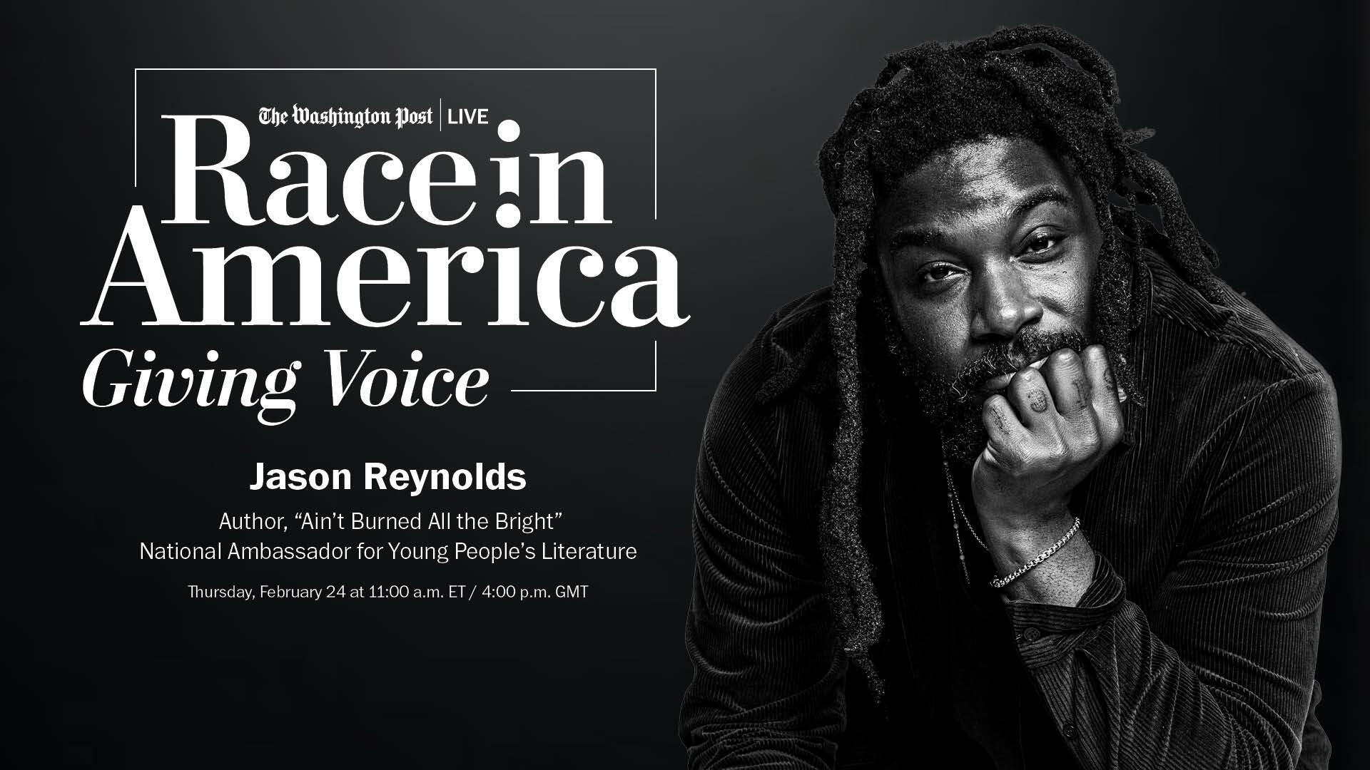 Race in America: Giving Voice with Jason Reynolds