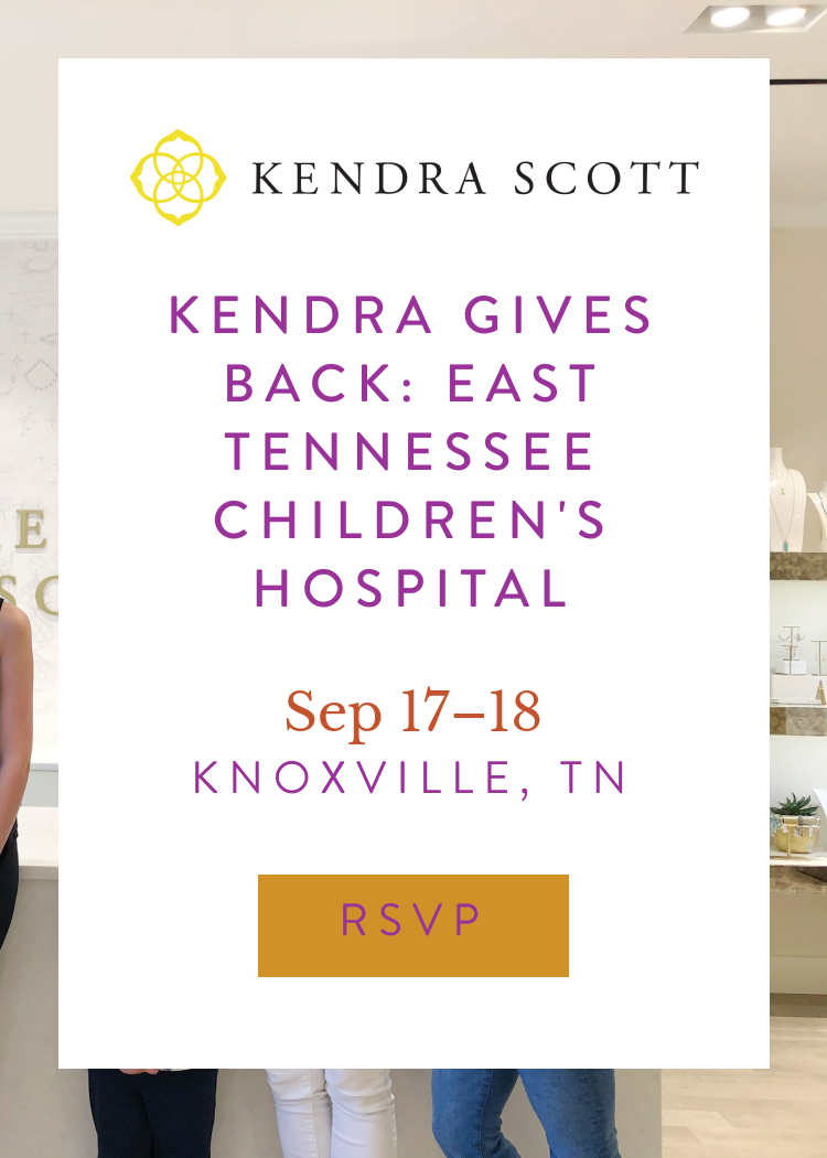 Kendra Gives Back: East Tennessee Children's Hospital