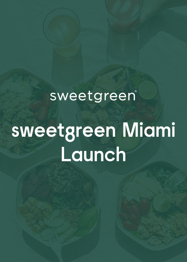 sweetgreen Miami Launch - Splash