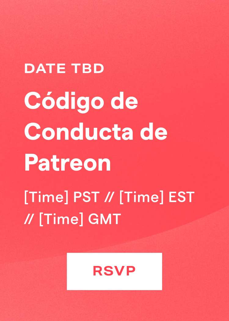 Código de Conducta de Patreon