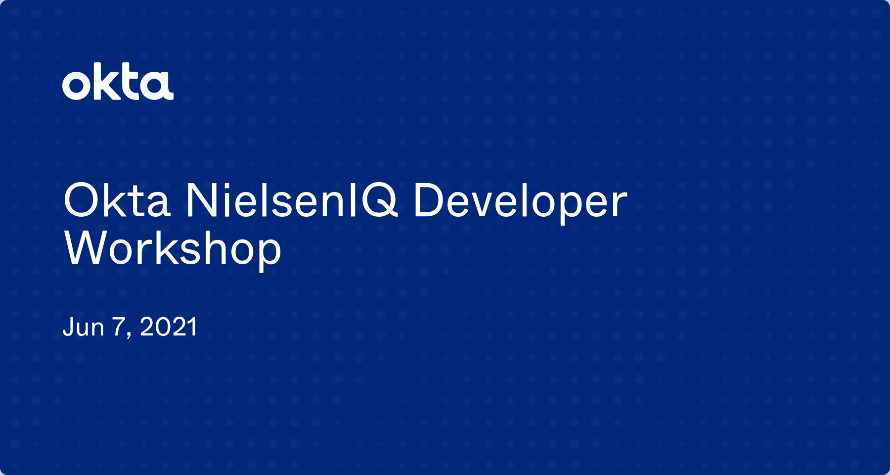 Okta NielsenIQ Developer Workshop