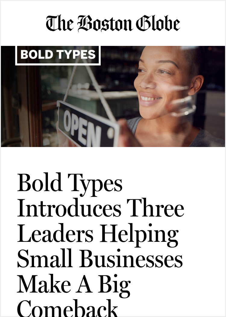 Bold Types Introduces Three Leaders Helping Small Businesses Make a Big ...