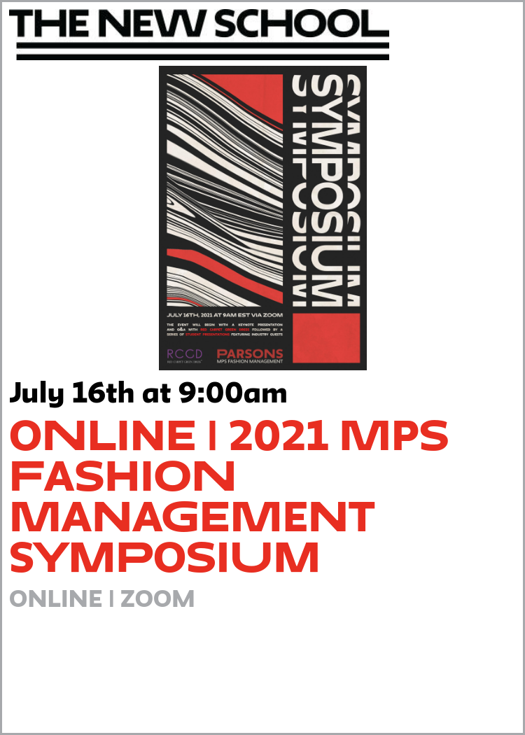 Online | 2021 MPS Fashion Management Symposium