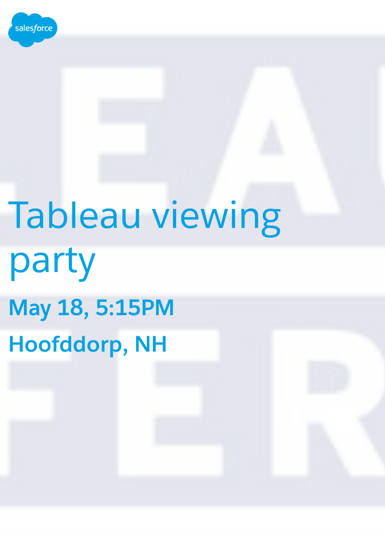 Tableau viewing party