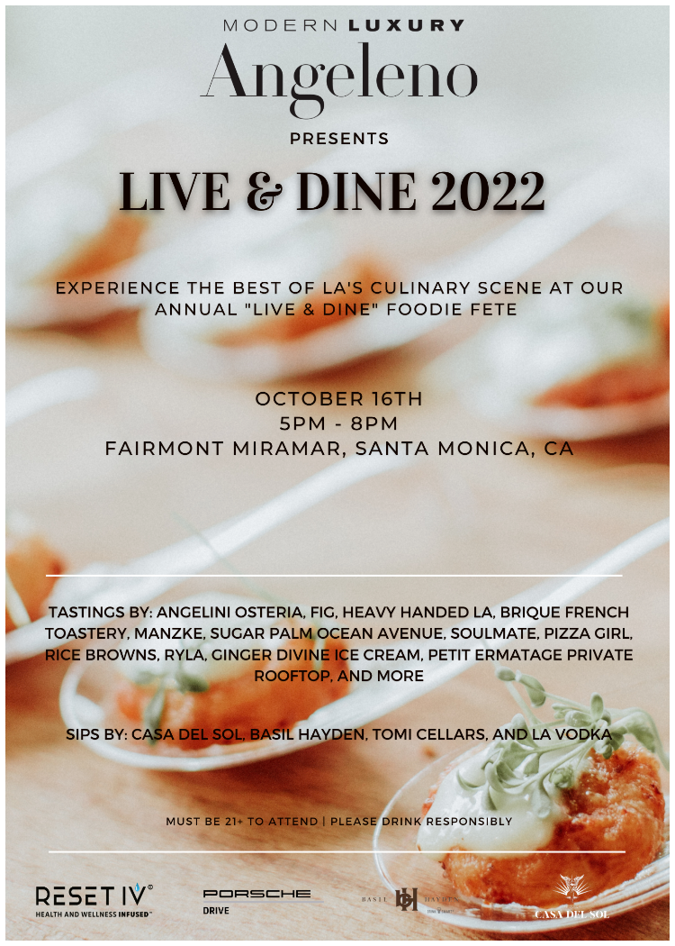 Angeleno Live & Dine 2022