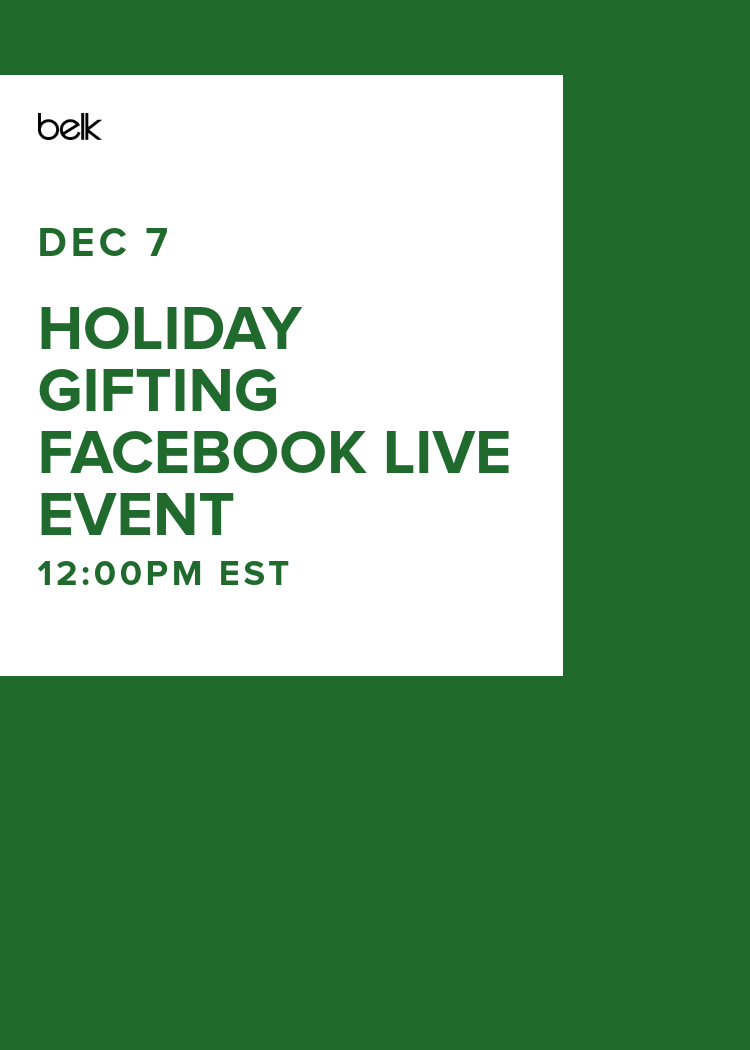 Holiday Gifting Facebook Live Event