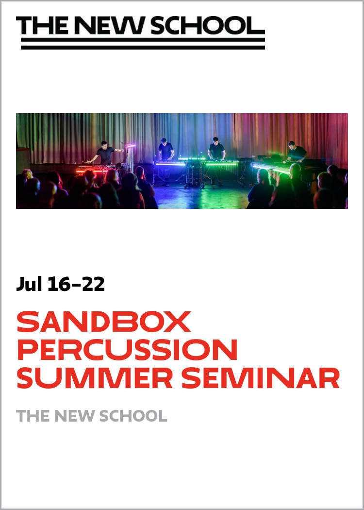 Sandbox Percussion Summer Seminar