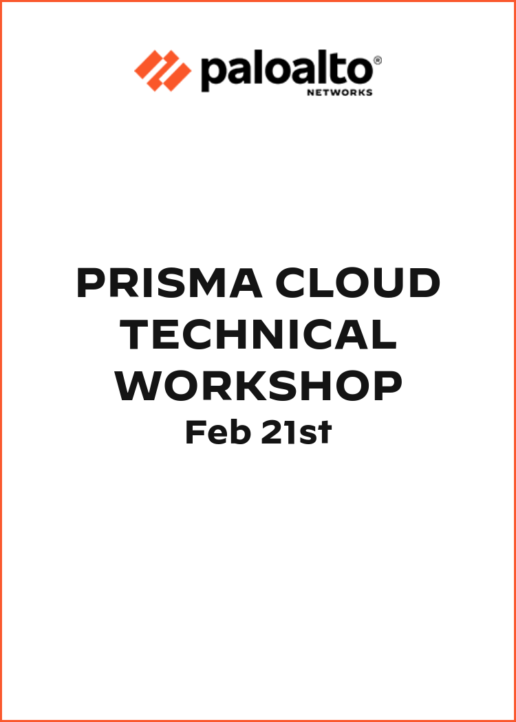 Prisma Cloud Technical Workshop