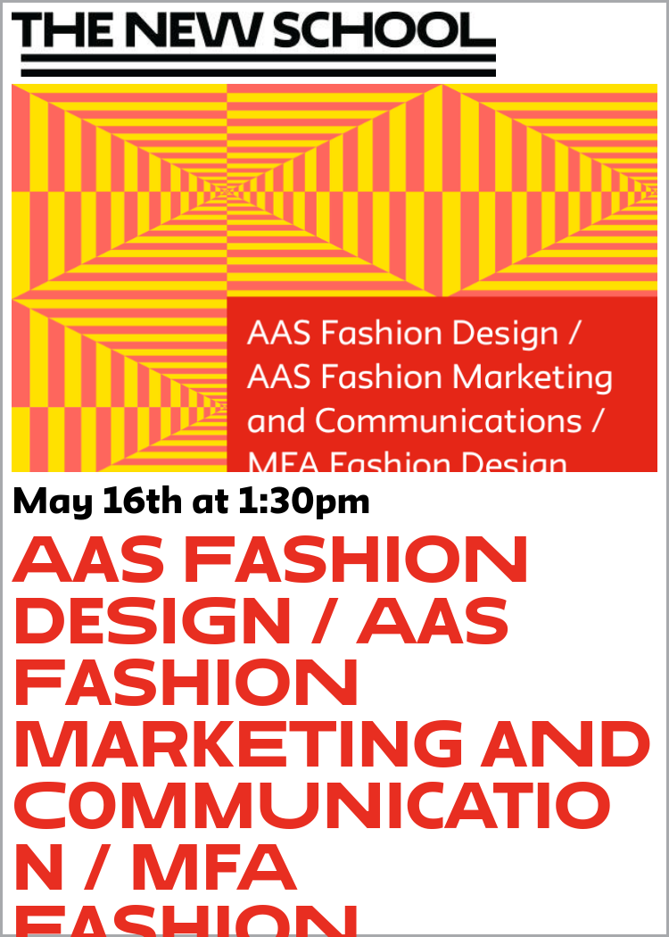 AAS Fashion Design / AAS Fashion Marketing and Communication / MFA ...