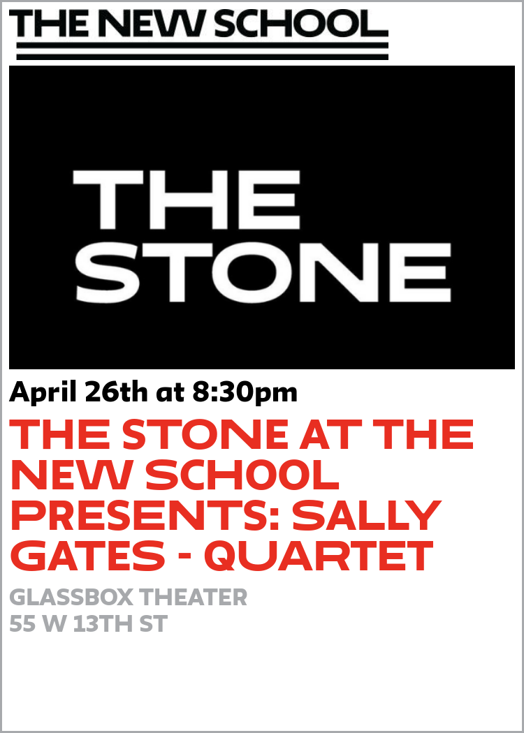 The Stone at The New School Presents: Sally Gates - Quartet