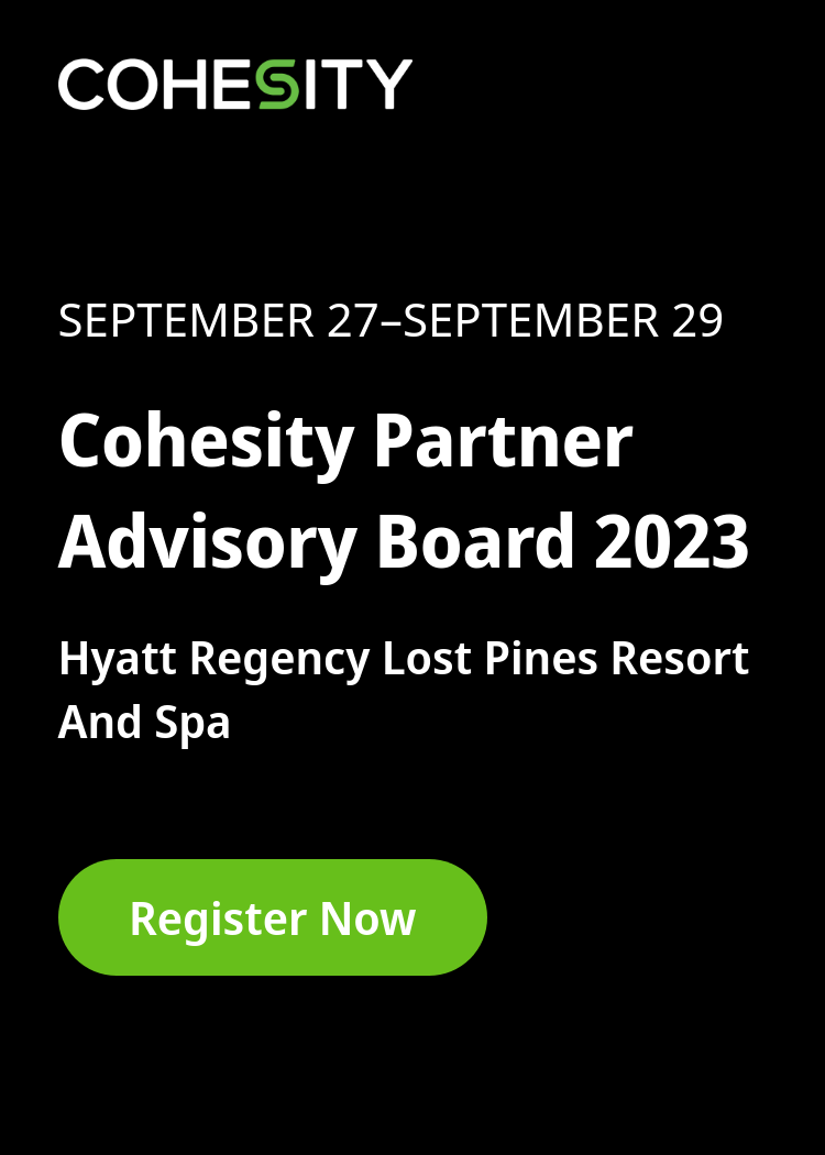 Cohesity Partner Advisory Board 2023