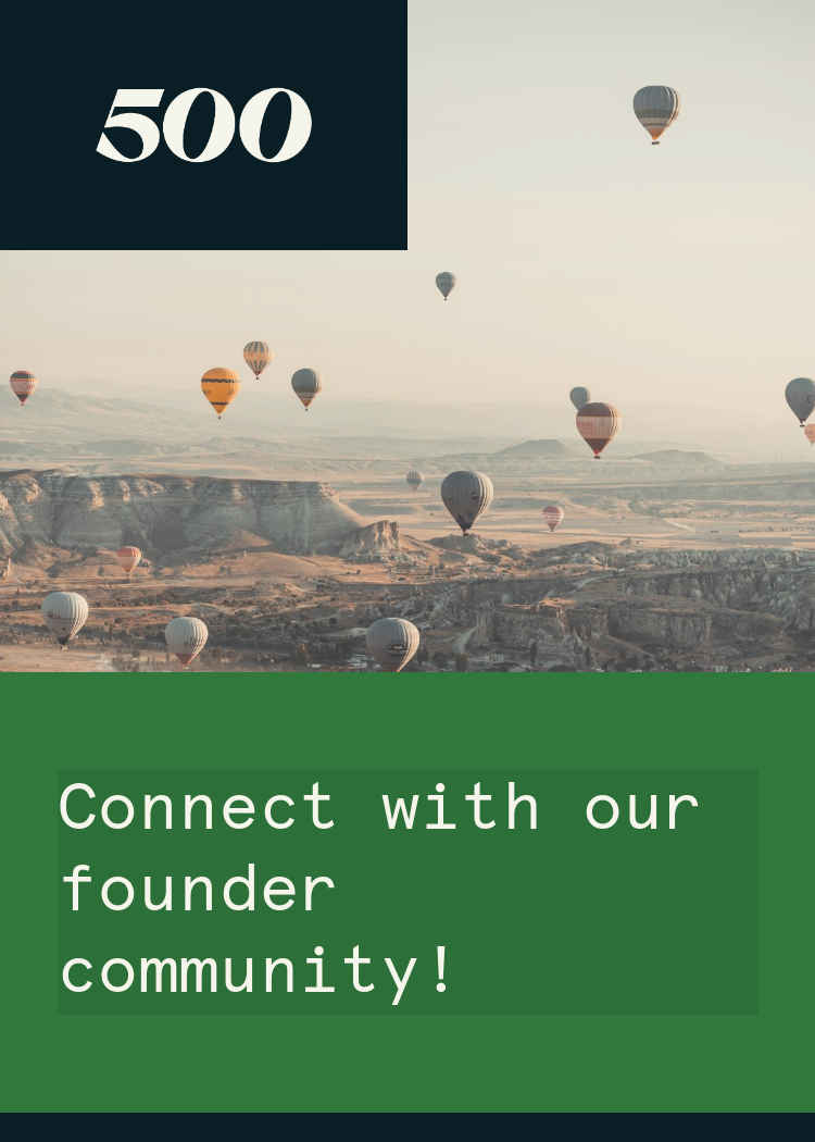 Connect with our founder community!