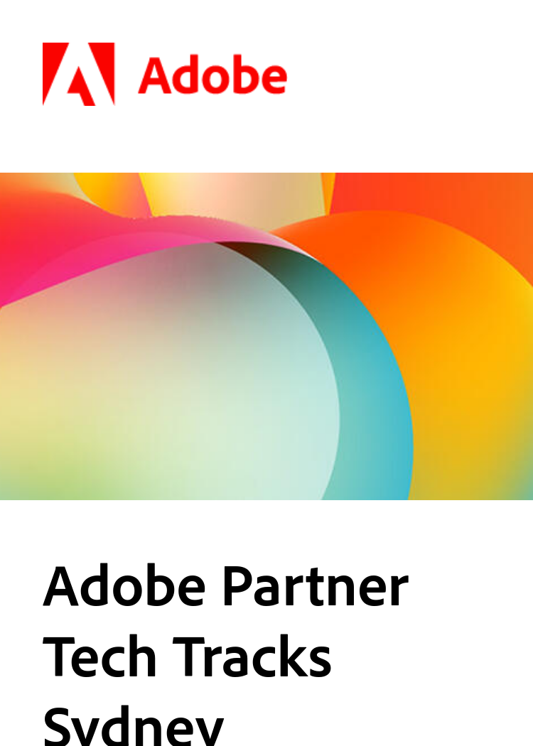 Adobe Partner Tech Tracks Sydney
