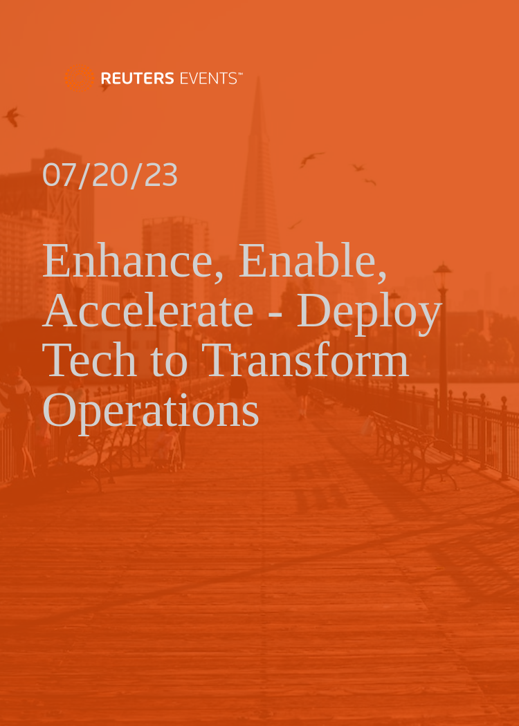Enhance, Enable, Accelerate - Deploy Tech to Transform Operations