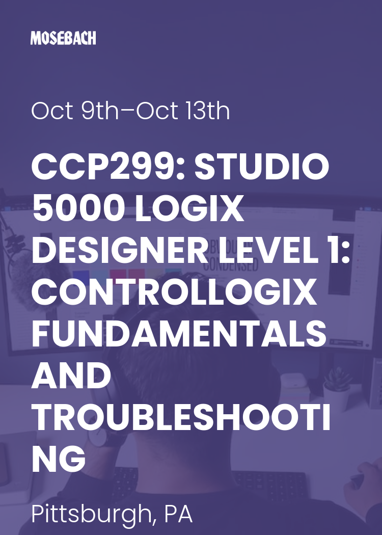 CCP299: Studio 5000 Logix Designer Level 1: ControlLogix Fundamentals ...