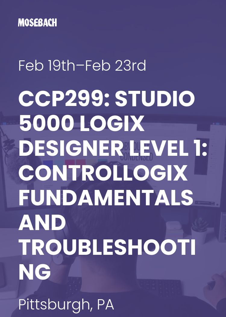 CCP299: Studio 5000 Logix Designer Level 1: ControlLogix Fundamentals ...
