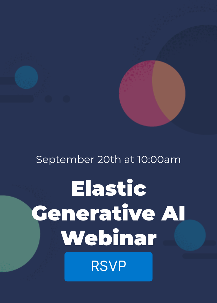 Elastic Generative AI Webinar