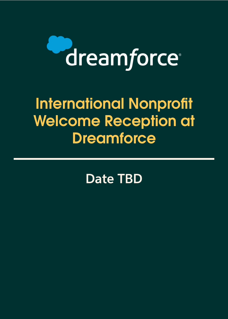 International Nonprofit Welcome Reception at Dreamforce
