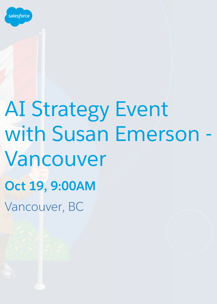AI Strategy Event with Susan Emerson - Vancouver