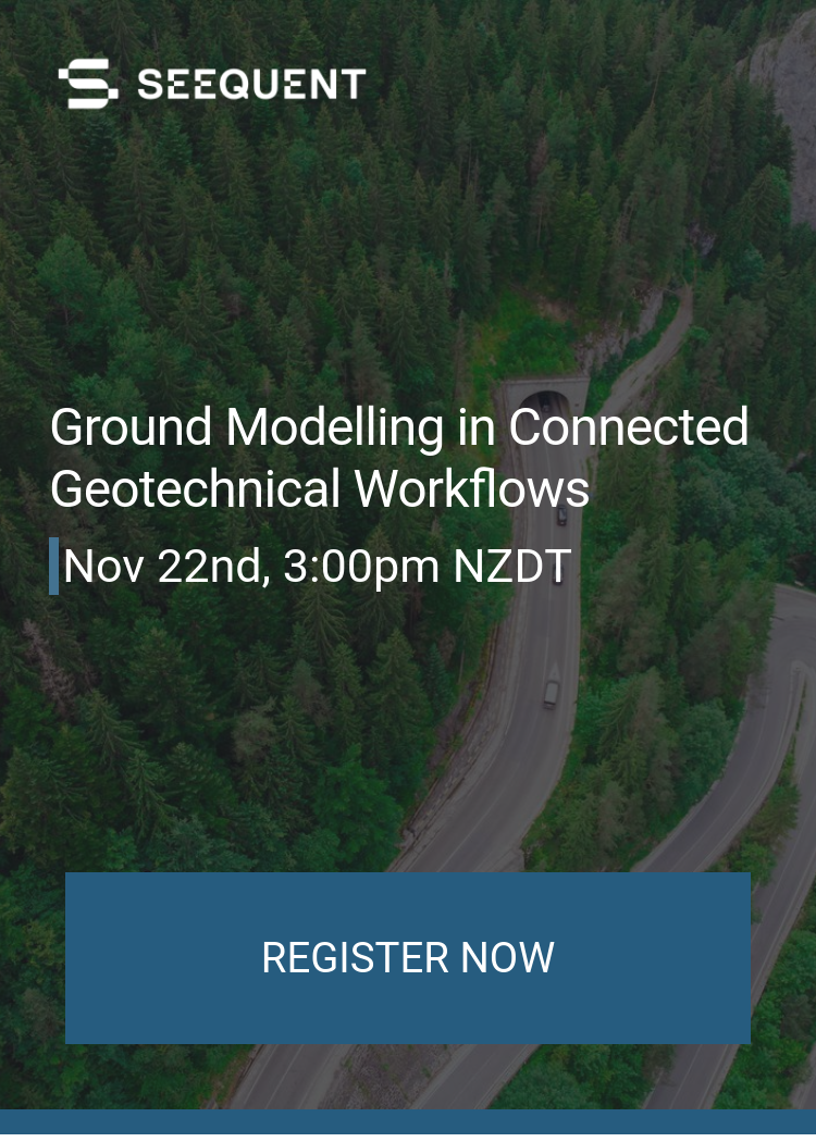 Ground Modelling in Connected Geotechnical Workflows