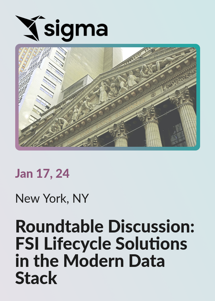 FSI Lifecycle Solutions in the Modern Data Stack