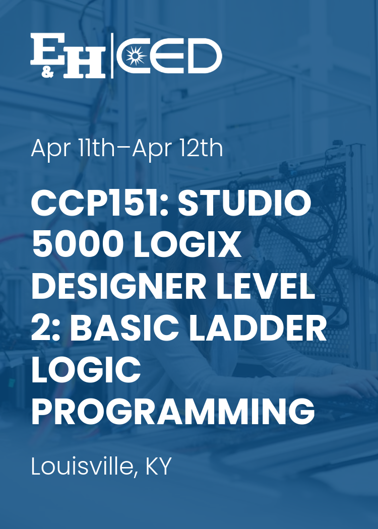 CCP151: Studio 5000 Logix Designer Level 2: Basic Ladder Logic Programming