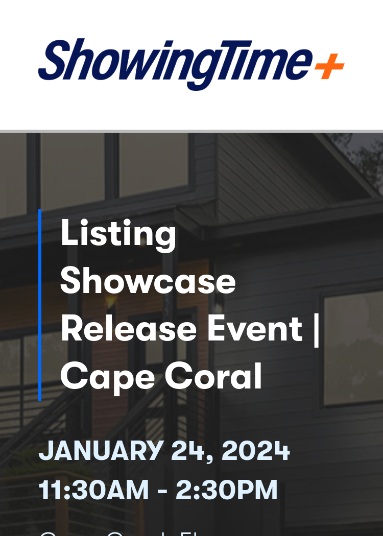 Listing Showcase Release Event | Cape Coral