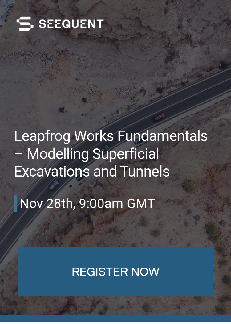 Leapfrog Works Fundamentals – Modelling Superficial Excavations and Tunnels