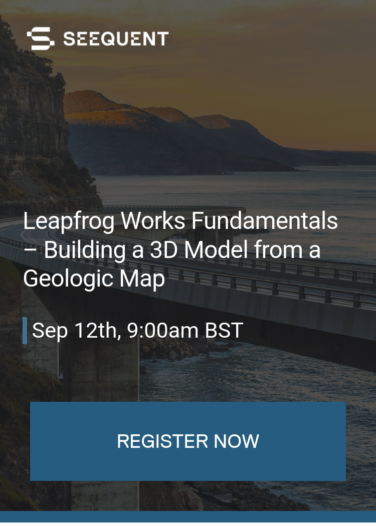 Leapfrog Works Fundamentals – Building a 3D Model from a Geologic Map