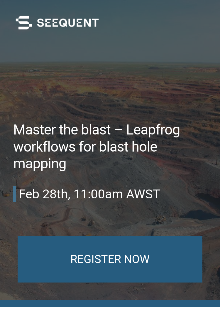 Master the blast – Leapfrog workflows for blast hole mapping