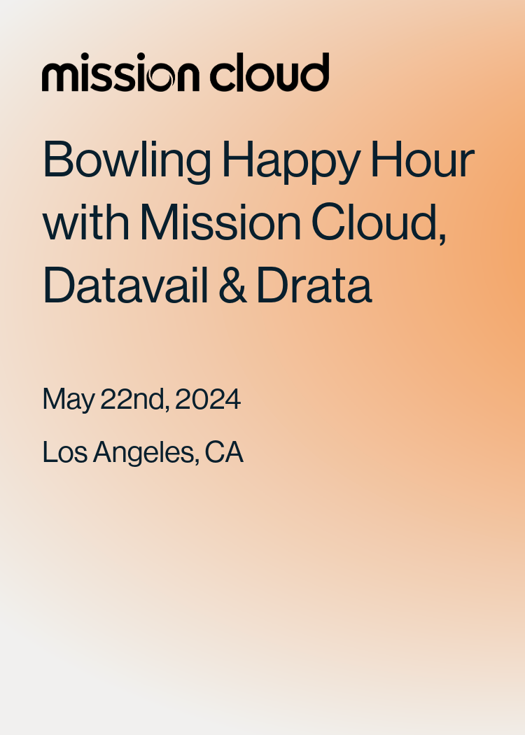 Bowling Happy Hour with Mission Cloud, Datavail & Drata