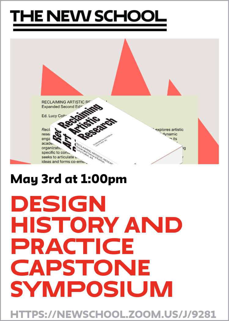 Design History and Practice Capstone Symposium