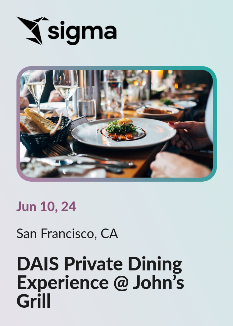 DAIS Private Dining Experience @ John’s Grill