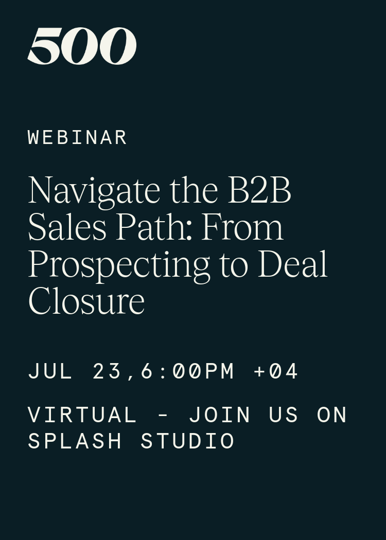 Navigate the B2B Sales Path: From Prospecting to Deal Closure