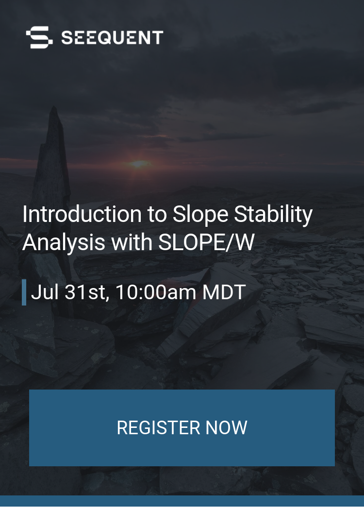 Introduction to Slope Stability Analysis with SLOPE/W