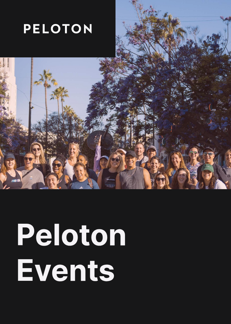 Peloton Events