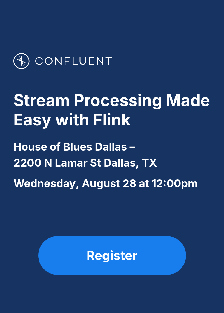 Stream Processing Made Easy with Flink