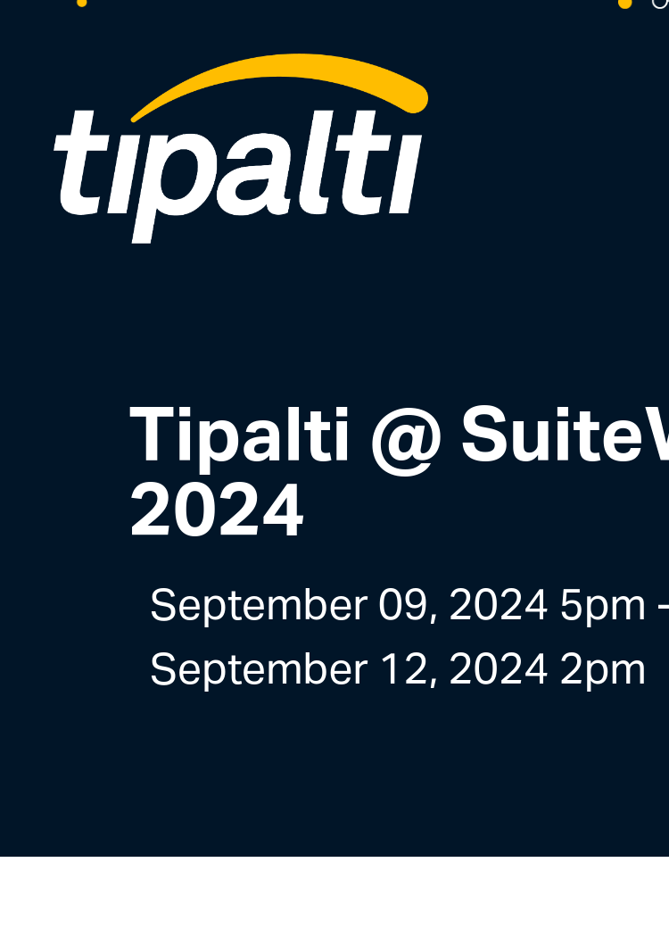 Tipalti @ SuiteWorld 2024