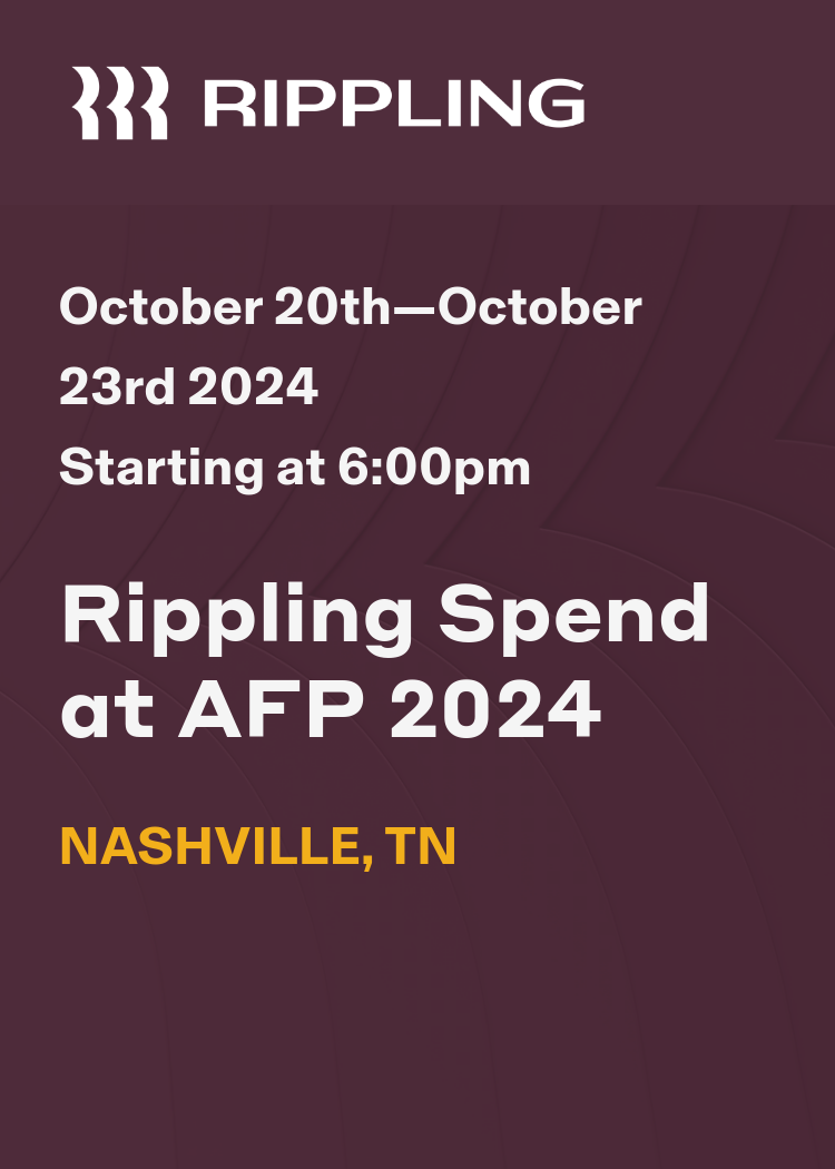Rippling Spend at AFP 2024