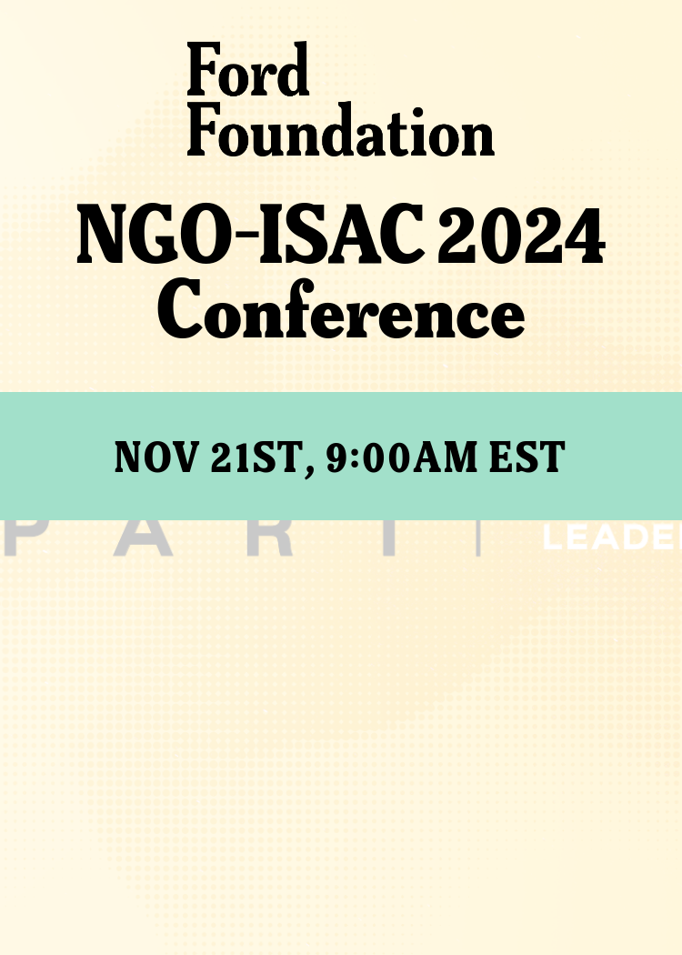 NGO-ISAC 2024 Conference