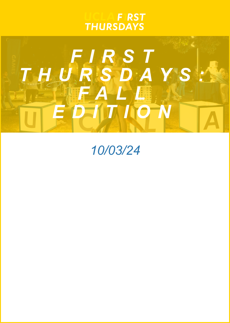 First Thursdays: Fall Edition
