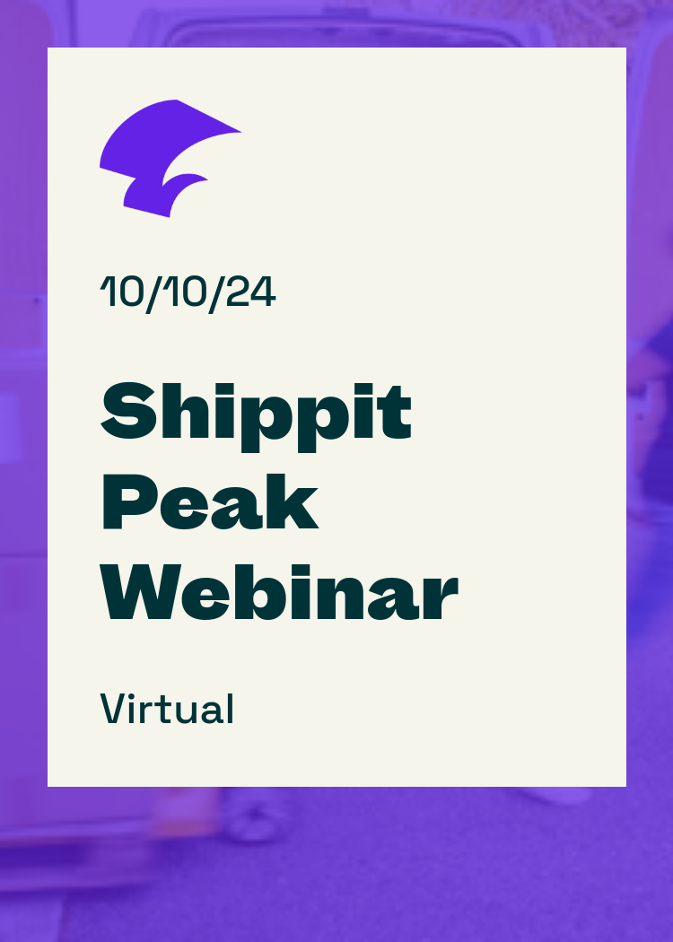 Shippit Peak Webinar