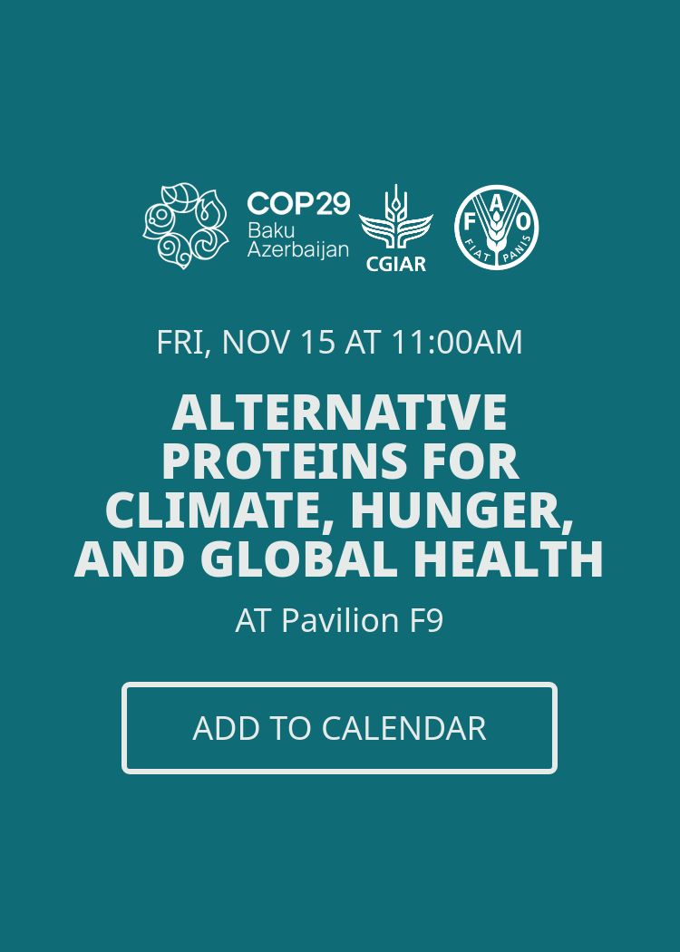 Alternative Proteins for Climate, Hunger, and Global Health