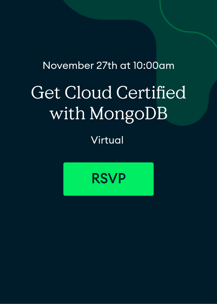 Get Cloud Certified with MongoDB