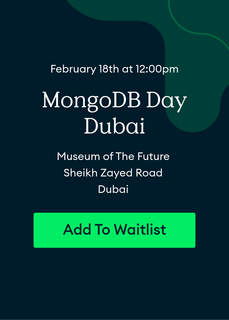 MongoDB Day Dubai