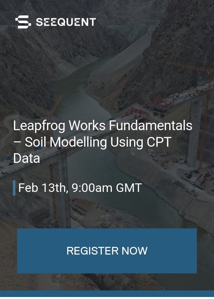 Leapfrog Works Fundamentals – Soil Modelling Using CPT Data